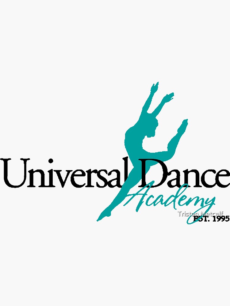 "Universal Dance Academy" Sticker by tmetcalf15 | Redbubble