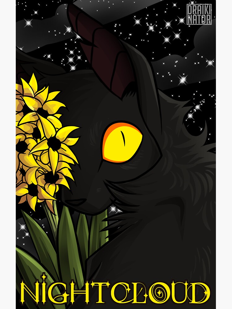 "Nightcloud Portrait" Sticker for Sale by Draikinator | Redbubble