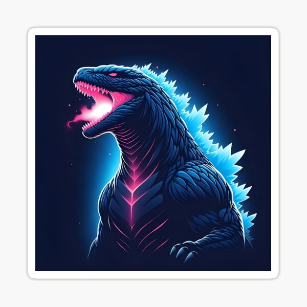 "GodZilla" Sticker for Sale by Day Dreamer | Redbubble