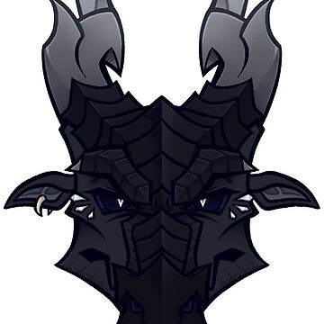 "Darkstalker Front Facing (Wings of Fire)" Sticker for Sale by Lamp ...