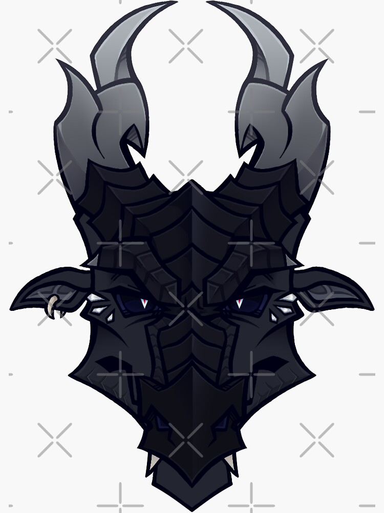 "Darkstalker Front Facing (Wings of Fire)" Sticker for Sale by Lamp ...