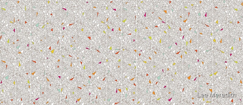 "Little Triangles Pattern" by Lee Meredith | Redbubble