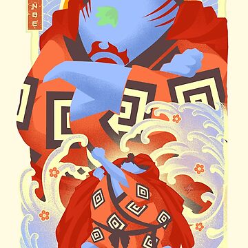 Poster for Sale mit "Große Welle Jinbee" von Hypertwenty Designs | Redbubble