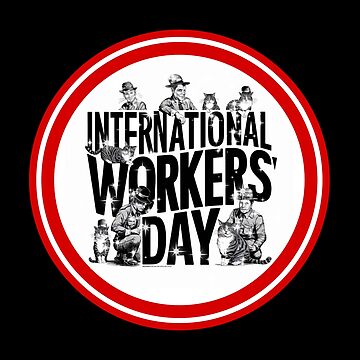"International workers day - cats" Sticker for Sale by Micjr | Redbubble
