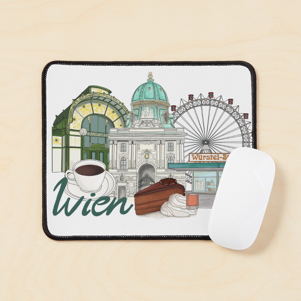 "Best of Vienna" Sticker for Sale by Claudia Brüggen | Redbubble
