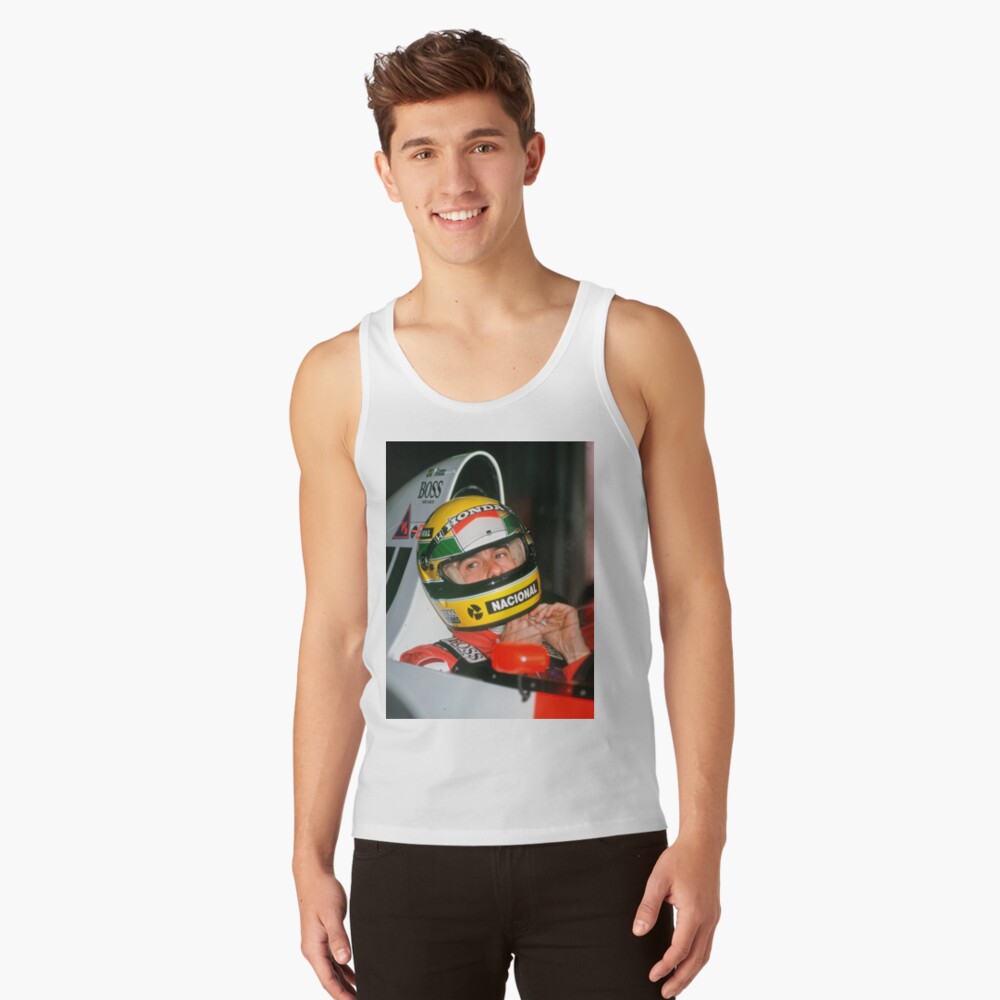 "Ayrton Senna: Racing Legend" Sticker for Sale by c123035 | Redbubble