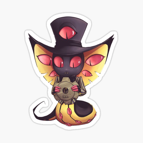 "Sir Pentious - Hazbin Hotel" Sticker for Sale by Aqsa-manzoor | Redbubble