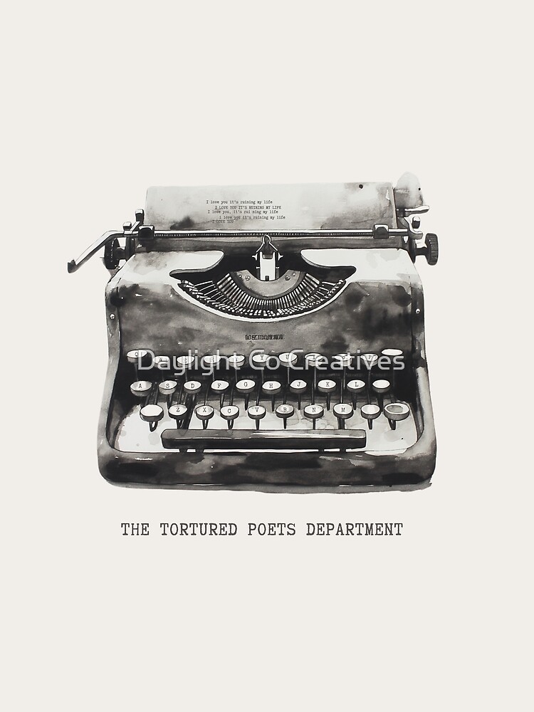 "the tortured poets department poster, minimalist elegant " Poster for ...
