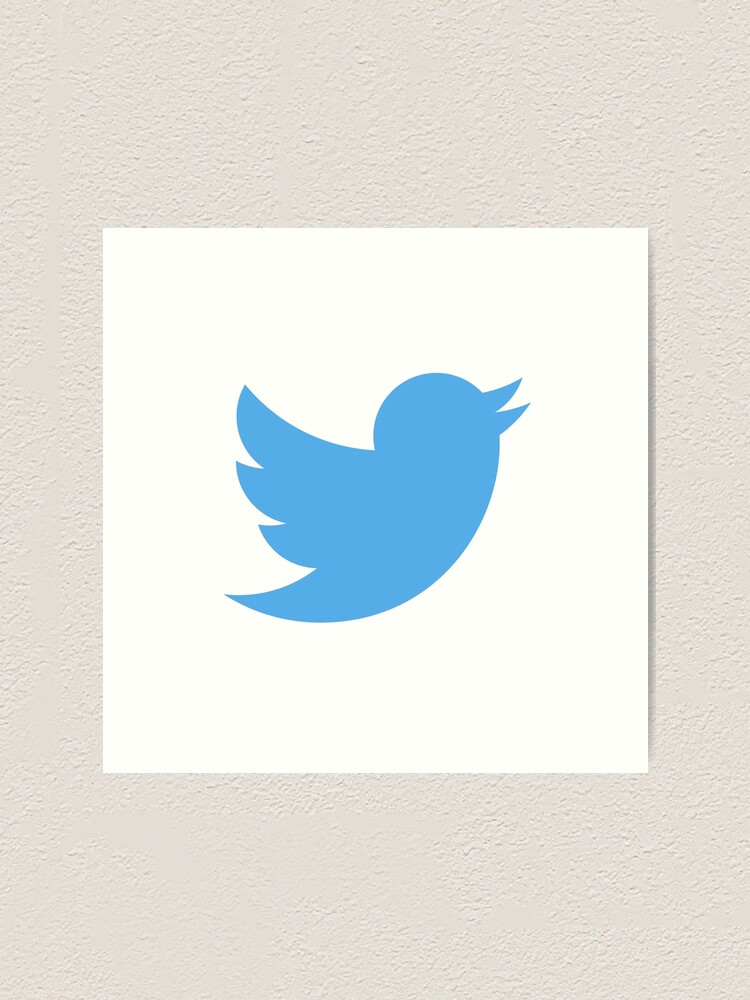 "Twitter Logo" Art Print by AveyIsWeird | Redbubble