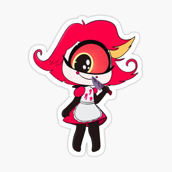 "Nifty Hazbin Hotel " Sticker for Sale by rocket-woman | Redbubble