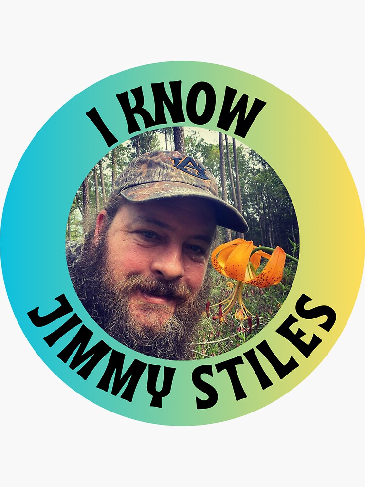 "I Know Jimmy Stiles Version 2" Sticker for Sale by Mary Dansak | Redbubble