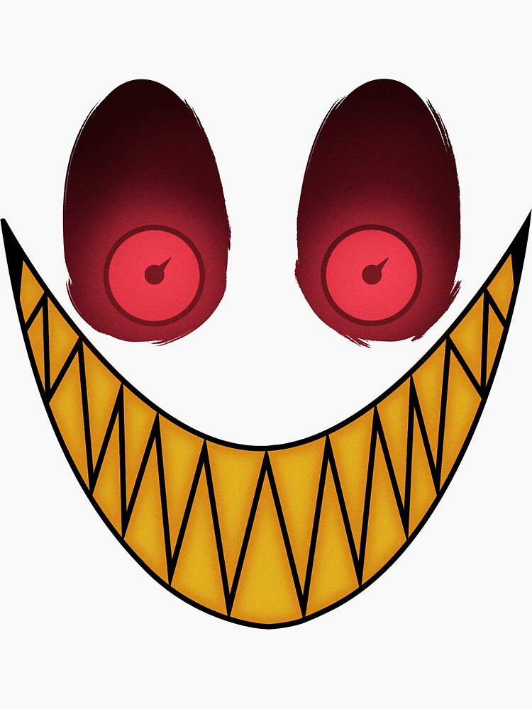 "Alastor Radio Demon Face, Hazbin Hotel" Sticker for Sale by stephriver ...