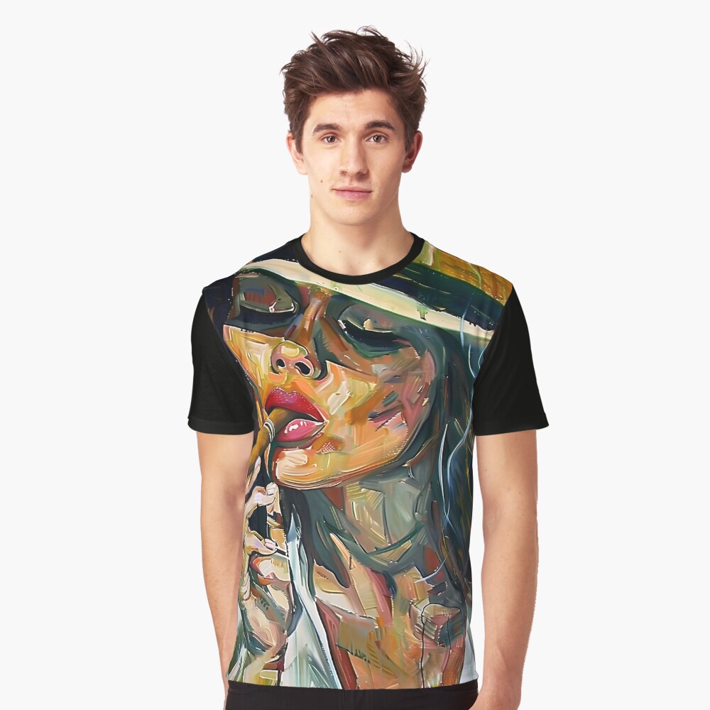 "Femme Fatale's Enigma- Woman with Veiled Eyes, Red Lipstick, and ...