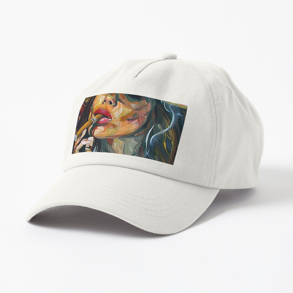 "Femme Fatale's Enigma- Woman with Veiled Eyes, Red Lipstick, and ...