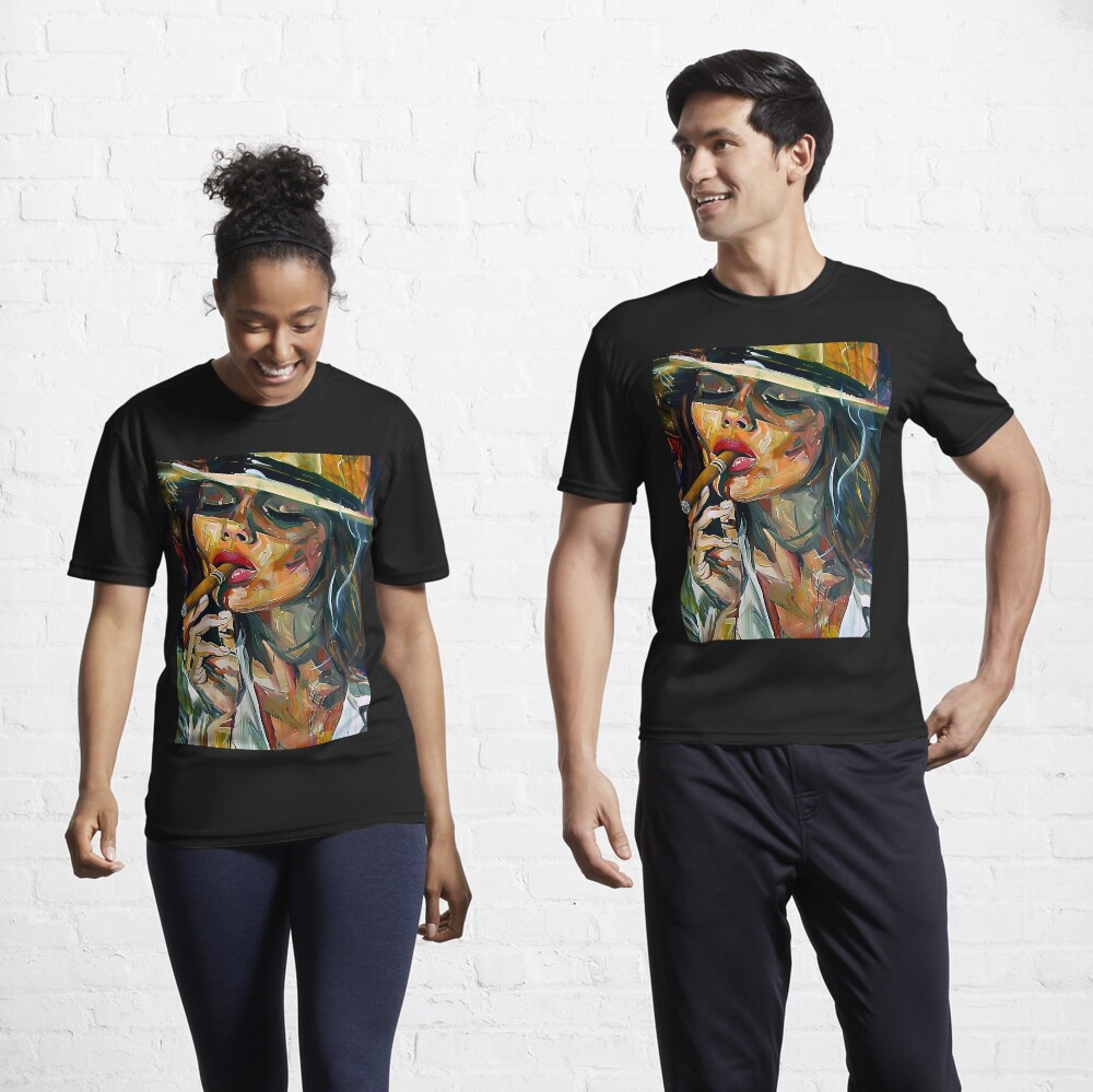 "Femme Fatale's Enigma- Woman with Veiled Eyes, Red Lipstick, and ...