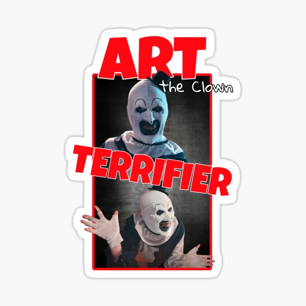 "Terrifier - Art the Clown" Sticker for Sale by fangtasticprint | Redbubble