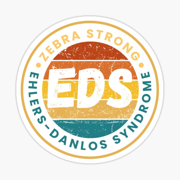 "EDS Ehlers-Danlos syndrome" Sticker for Sale by Lillieoandco | Redbubble