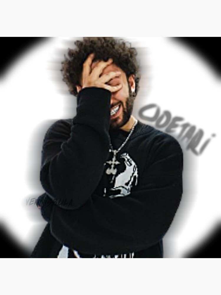 "odetari singer rapper pfp doorbell pov curlyhead" Sticker for Sale by ...