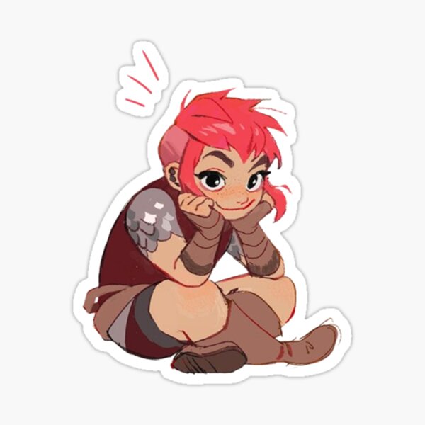 "Nimona" Sticker for Sale by Linastoria | Redbubble