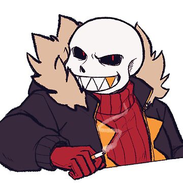 "Underfell Sans 2" Sticker for Sale by WAVE-nine | Redbubble