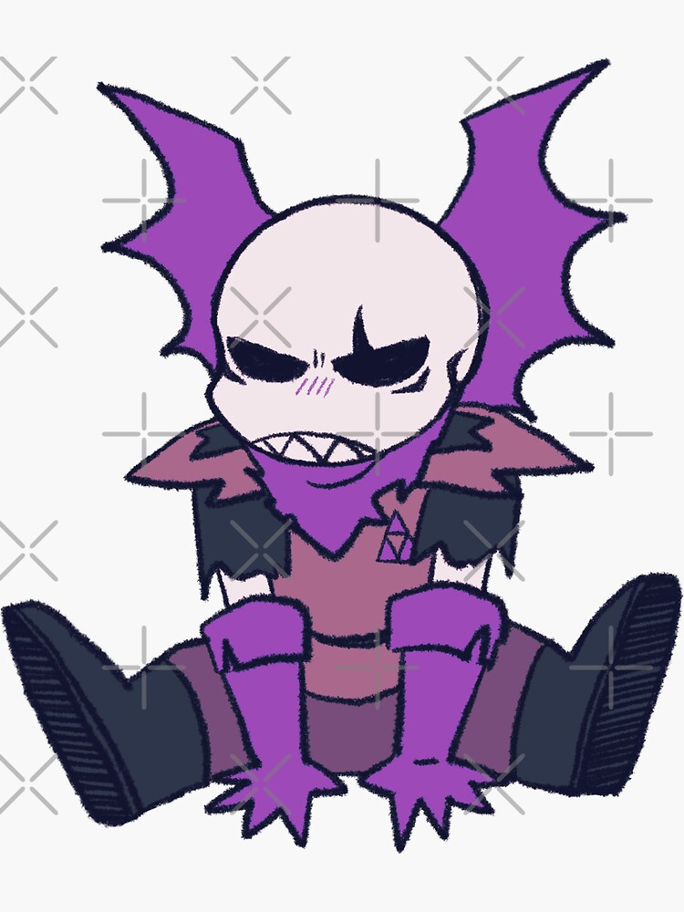 "Swapfell Sans sitting" Sticker for Sale by WAVE-nine | Redbubble