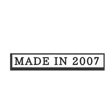 "Made in 2007" Sticker for Sale by artbykyleigh :) | Redbubble