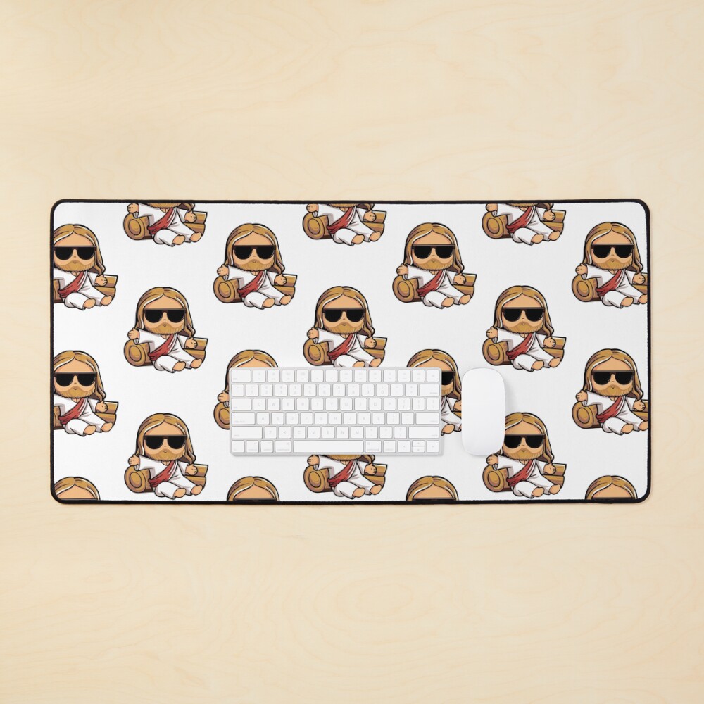 "Jesus chilling out" Sticker for Sale by btwjulis | Redbubble