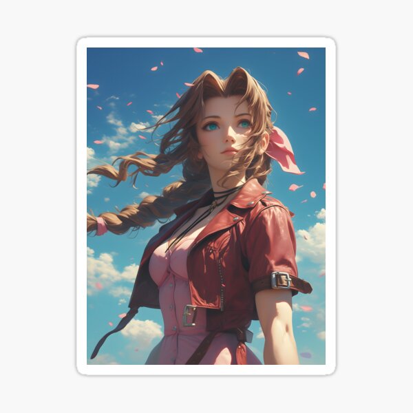 "Aerith - 2" Sticker by Infinite-Aspire | Redbubble