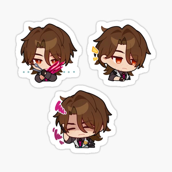 "Gallagher Sticker set Honkai Star Rail" Sticker by Demray | Redbubble