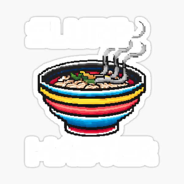 "Pixel Art Japan Ramen" Sticker for Sale by zaqare | Redbubble