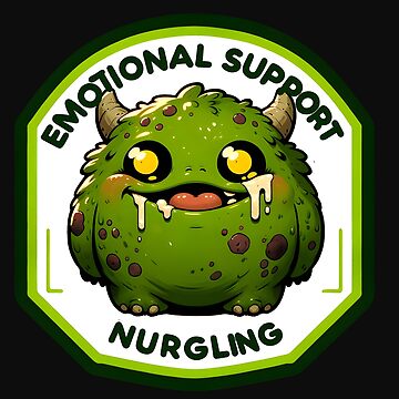 "Nurgle Emotional Support Nurgling Badge" Sticker for Sale by ...
