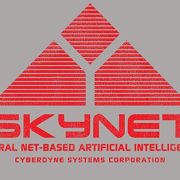 "Skynet Logo Worn Lts" Sticker for Sale by alhern67 | Redbubble