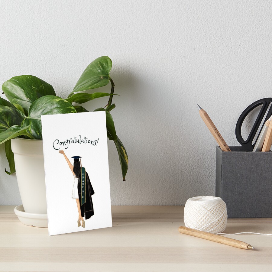 "Graduation Girl Sticker" Sticker for Sale by AStudioCo | Redbubble