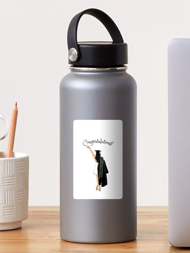 "Graduation Girl Sticker" Sticker for Sale by AStudioCo | Redbubble