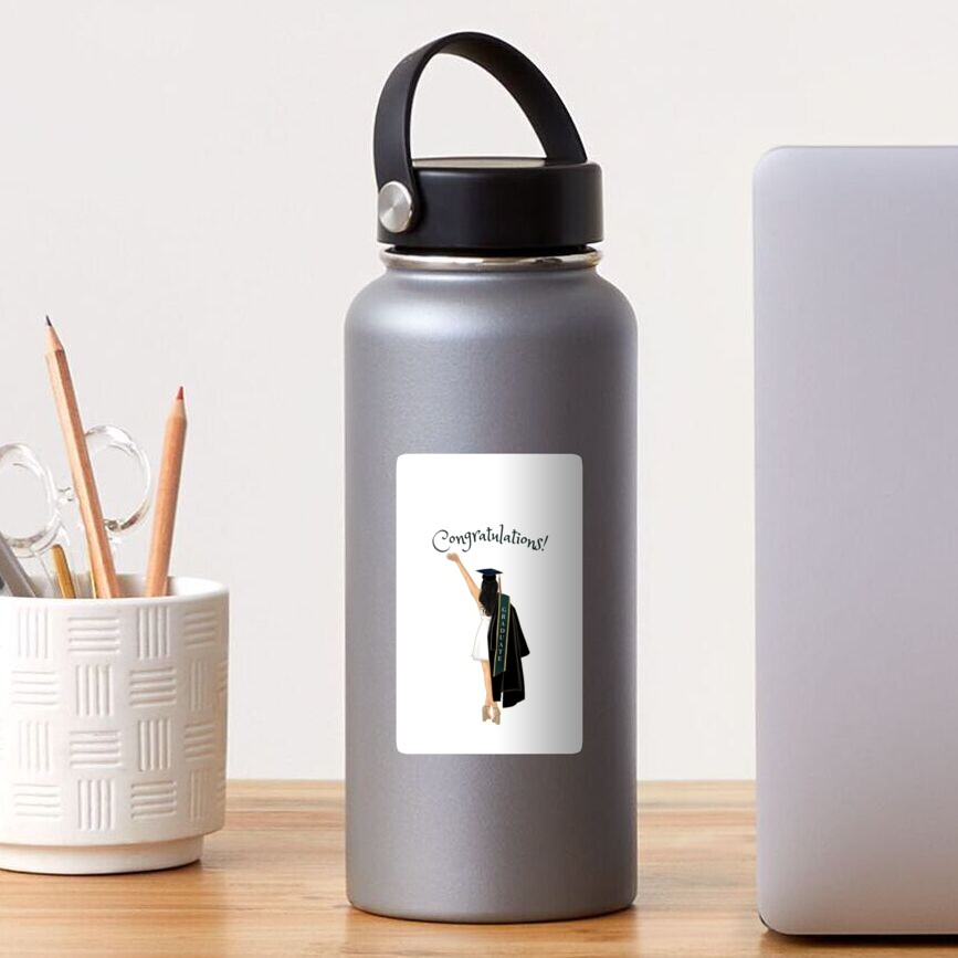 "Graduation Girl Sticker" Greeting Card for Sale by AStudioCo | Redbubble