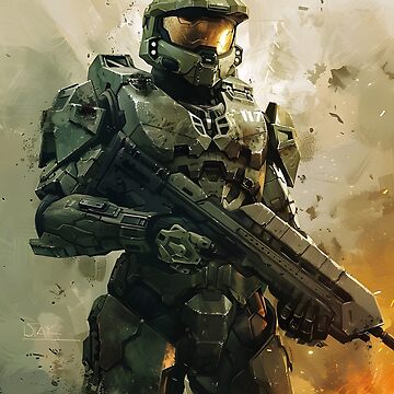 "Master Chief" Poster for Sale by MetalDinosaur | Redbubble