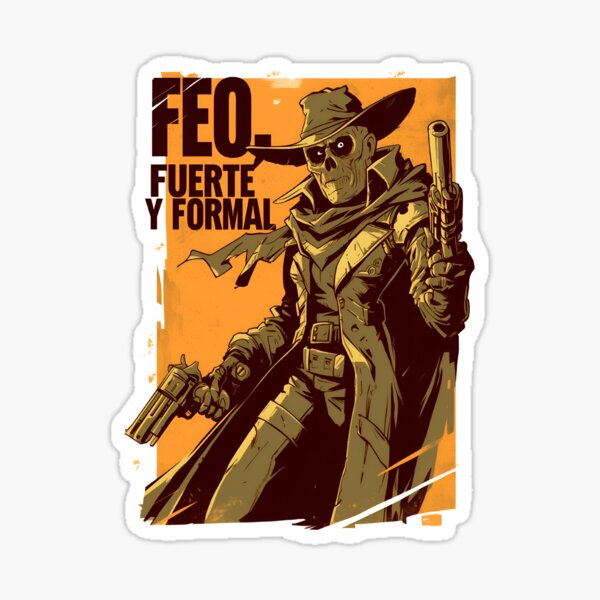 "Feo, Fuerte y Formal - Gunslinger Ghoul - Post Apocalyptic" Sticker ...