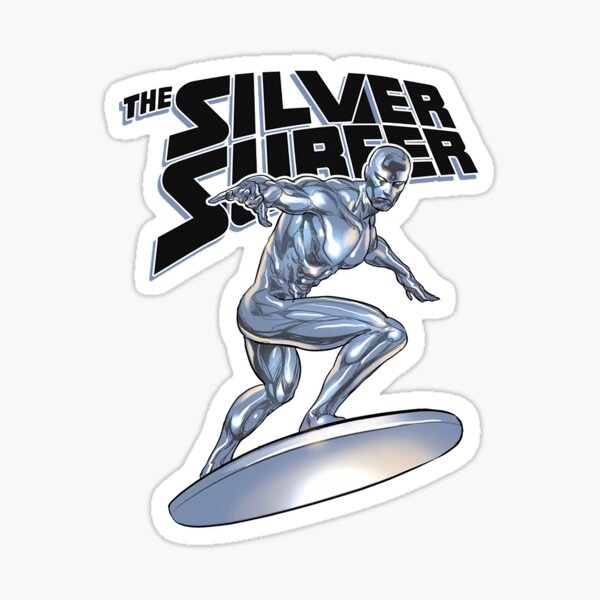 "The Silver Surfer" Sticker for Sale by arfabasoko | Redbubble