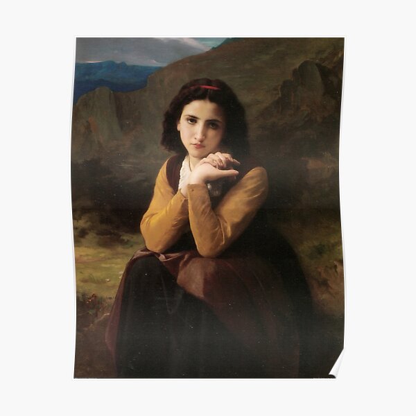 "Mignon-William-Adolphe Bouguereau" Poster by LexBauer | Redbubble