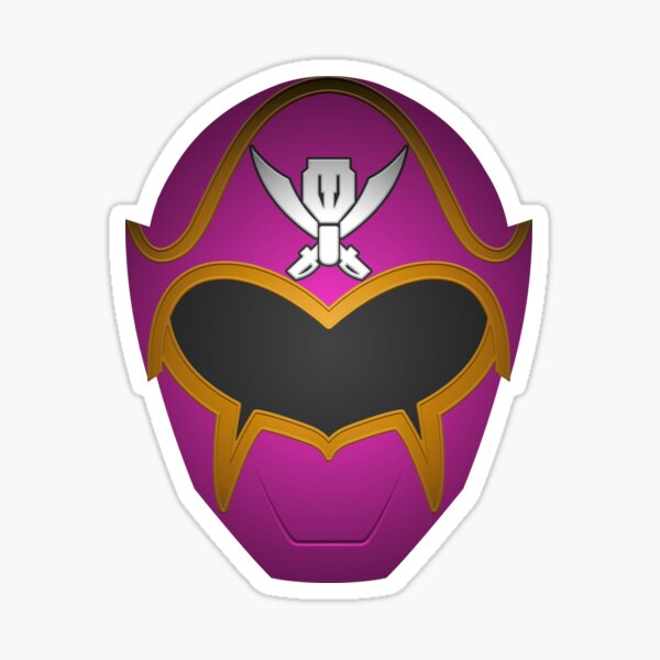 "Super Mega Force Pink Ranger/Kaizoku Sentai Gokaiger" Sticker for Sale ...