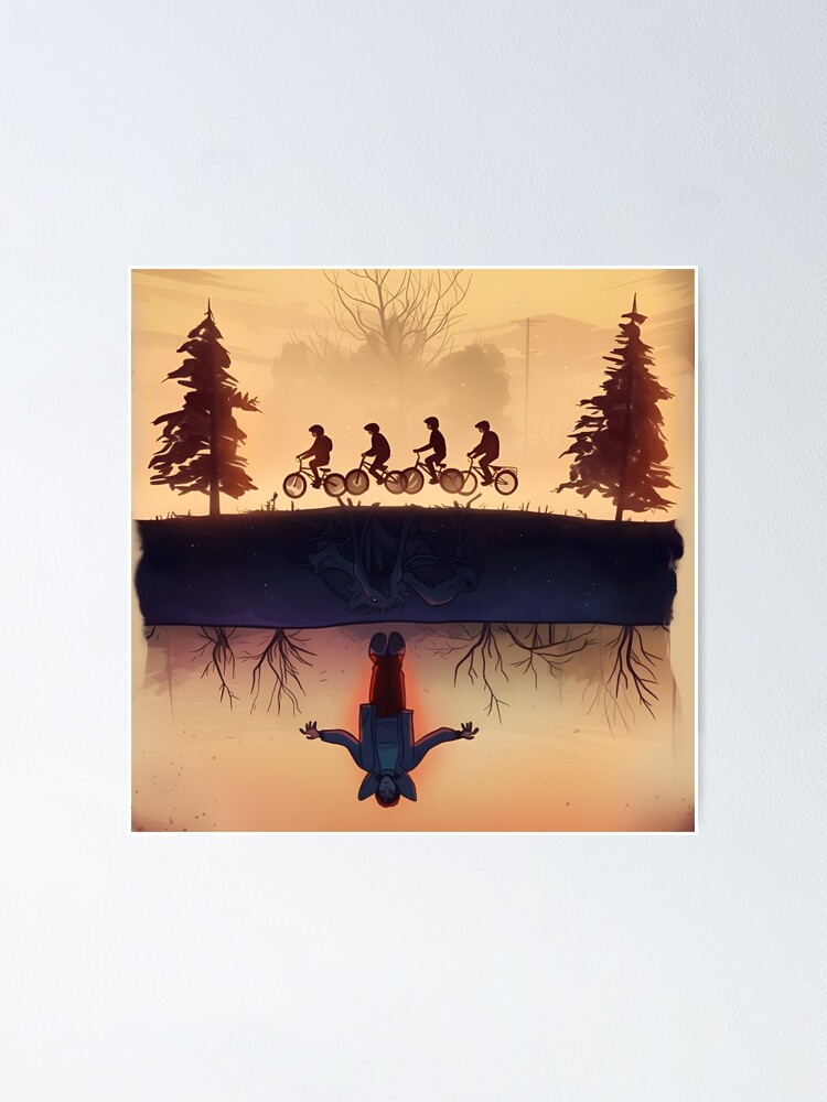 "Stranger Things - The Upside Down, The Mind Flayer and Hawkins" Poster ...