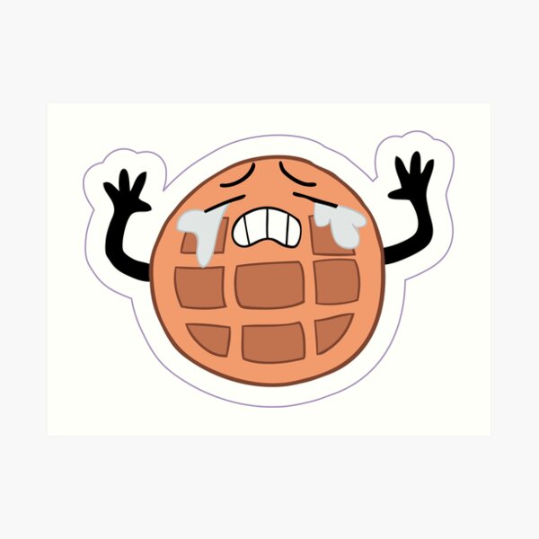 "Sad Waffle" Art Print for Sale by IamSare | Redbubble