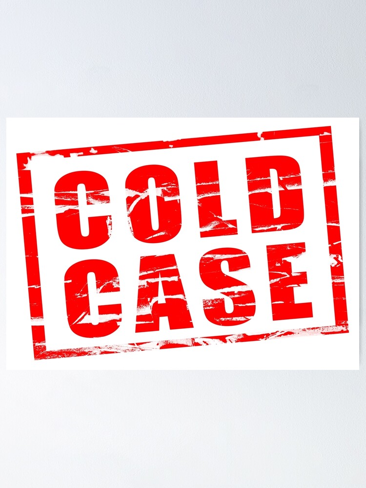 "Digital composite - red stamp effect - Cold case" Poster by ...