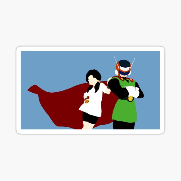 "Videl & Gohan - Great Saiyaman 1 & 2" Sticker for Sale by LKeaneo ...