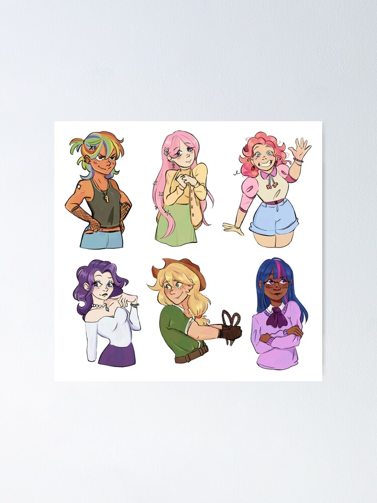 My Little Pony Main Characters As Humans