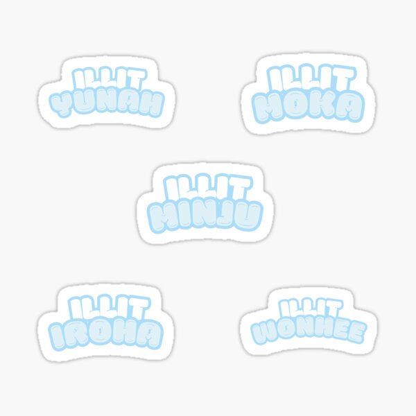 "Name illit (KPOP)" Sticker for Sale by jaofnn | Redbubble