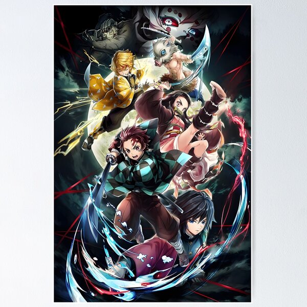 "Demon Slayer Kimetsu no Yaiba Demon Slayer - All in one" Poster for ...