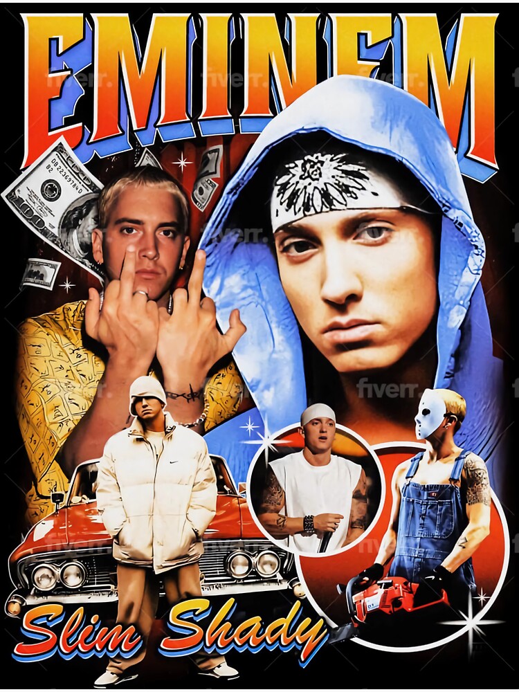 "Eminem" Sticker by RUKKAI | Redbubble