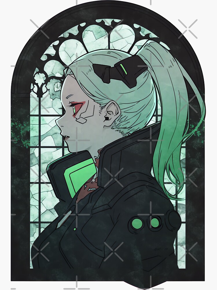 "Stained Glass Rebecca" Sticker for Sale by SchellStation | Redbubble