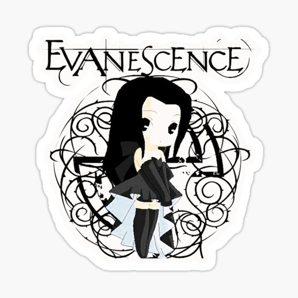 "evanescence" Sticker for Sale by Ratatatts | Redbubble